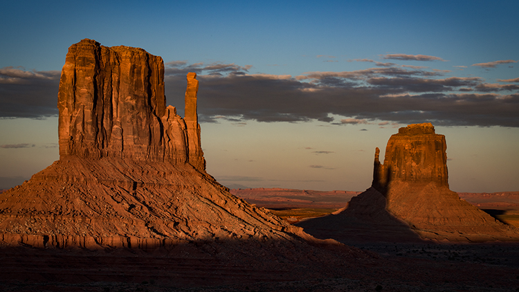 Mittens Shadow | Monument Valley, AZ | Fred Mertz Photography
